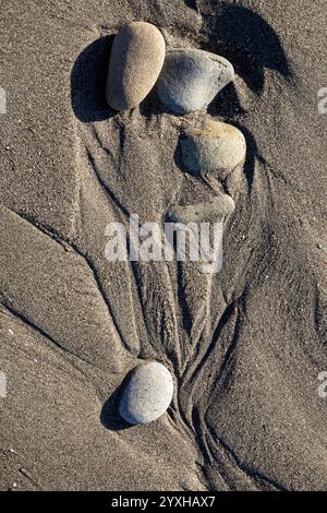 rocks on Ruby Beach, Pacific Coast, Olympic National Park, Washington ...