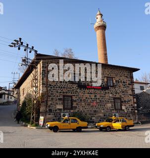 The Grand Mosque in Ayas, Ankara, Turkey, was built in the 15th century ...