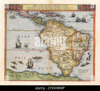 This 1593 map by Gerard de Jode showcases the Northern Hemisphere in ...