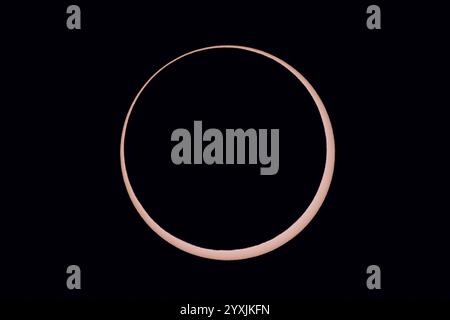 The October 14, 2023 annular solar eclipse, in a series of images ...