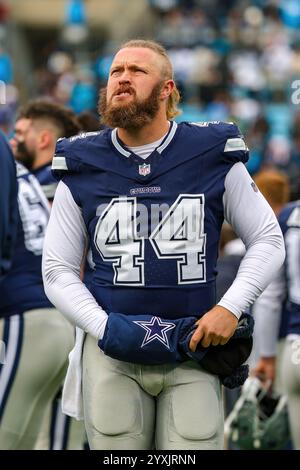 Dallas Cowboys long snapper Trent Sieg (44) arrives at Soldier Field ...