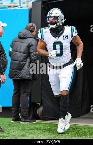 Carolina Panthers tight end Ja'Tavion Sanders (0) runs a route during ...