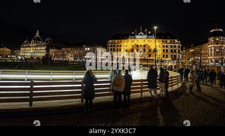 The ice skating rink in Copenhagen Denmark Stock Photo - Alamy
