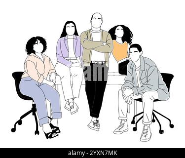 Business teamwork cartoon Stock Vector Image & Art - Alamy