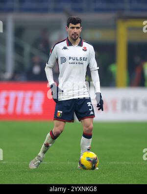 Aaron Martin during Genoa CFC vs Pisa SC, Italian soccer Serie A match ...