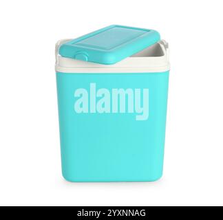 Modern beach cooler on white background Stock Photo - Alamy