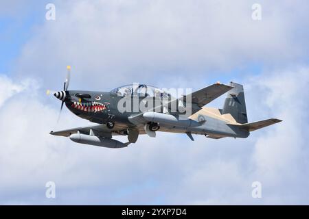 A KA-1P attack aircraft of the Peruvian Air Force taking off Stock ...