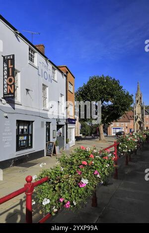 The Burton Memorial cross, Daventry town; Northamptonshire county ...