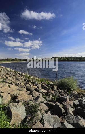 Summer view over the Daventry Country Park, Daventry town ...