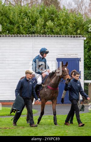 The Famous Five ridden by jockey Charlie Deutsch wins the Leicester ...