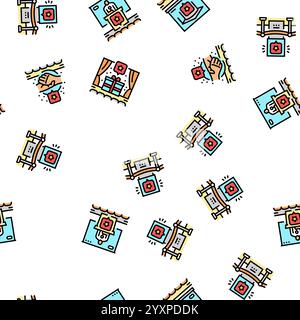 event agency party business seamless pattern vector Stock Vector Image ...