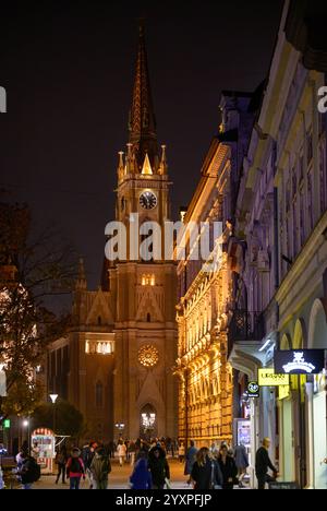 NOVI SAD, VOJVODINA, SERBIA - NOVEMBER 11, 2018: The Danube River ...