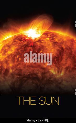 Solar system poster of the Sun Stock Photo - Alamy
