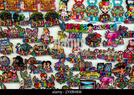 Colorful,artwork and craftwork. Oaxaca, Mexico Stock Photo - Alamy