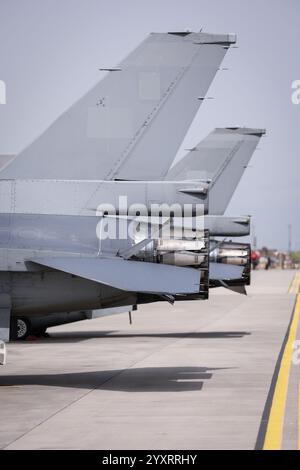 Fighter jet exhaust nozzle detail on a lot of fighter airplanes in ...