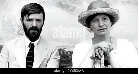 David Herbert Lawrence & Frieda von Richthofen 1914 Stock Photo - Alamy