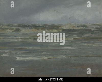'De woeste zee' by Edgard Farasyn depicts the power and tumult of the ...