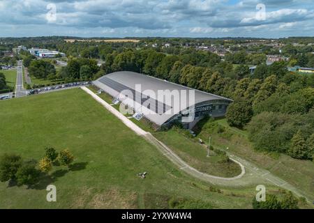 Aerial view of the Milestones Museum, Basingstoke, UK Stock Photo - Alamy