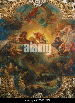 Apollo Slaying the Python Stock Photo - Alamy