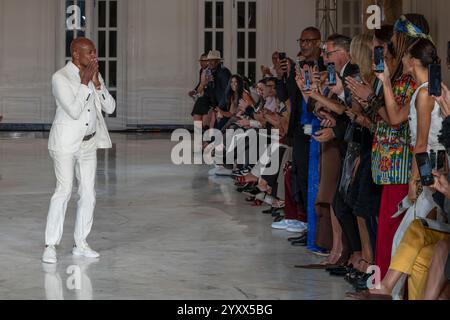 Designer Frederick Anderson attends the Frederick Anderson Summer 2025 ...