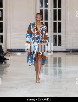 Models walk the Frederick Anderson Summer 2025 Collection at Antiguo ...