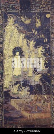 Descent of Amida and 25 Bodhisattvas Stock Photo - Alamy