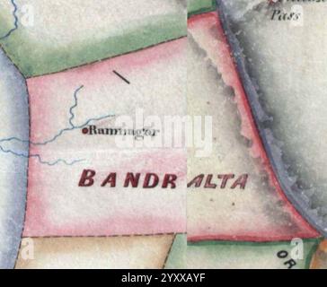 Detail of the main, continuous tract of territory of Faridkot State ...