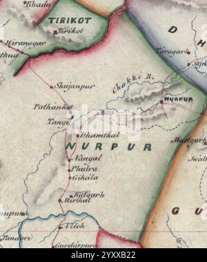 Detail of the main, continuous tract of territory of Kaithal State from ...