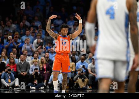Florida guard Alijah Martin celebrates after scoring against UConn ...