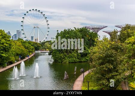 Dragonfly Lake, Nibong Island and Supertrees, Gardens by the Bay ...
