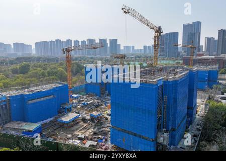 NANJING, CHINA - DECEMBER 18, 2024 - A China Overseas Property project ...