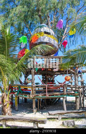 Koh Samui island in Surat Thani, Thailand. Gloomy storm clouds Stock ...