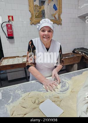 Four Corners Bread as made in the Village of Favaios in Portugal Stock ...