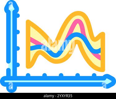 hyperparameter tuning machine learning line icon vector illustration ...