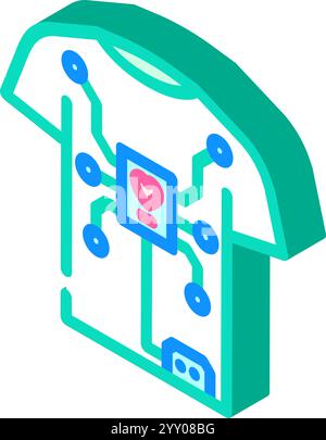 Smart Clothing icon. 3d illustration from future technology collection ...
