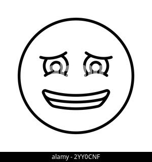 Premium icon of guilty emoji, ready to use editable vector Stock Vector ...