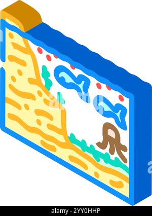 tide pool ecosystem world ocean line icon vector illustration Stock ...