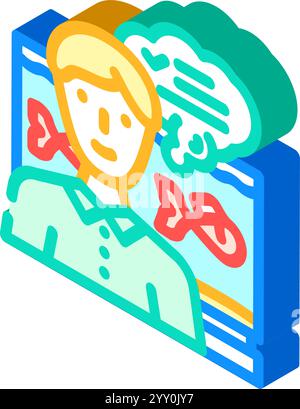 marine biologist world ocean color icon vector illustration Stock ...