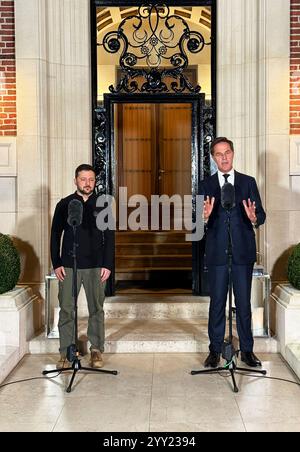 NATO Secretary General Mark Rutte gestures as he arrives for an ...