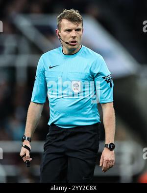 Referee Samuel Barrott during the Carabao Cup, first round match at ...