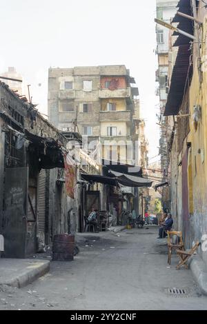 Egyptian residents in daily life, Cairo Egypt November 2005 Stock Photo ...