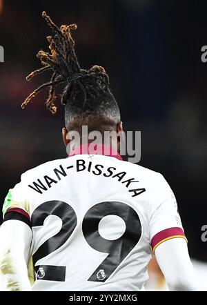 Aaron Wan-Bissaka of West Ham United in action during the Premier ...