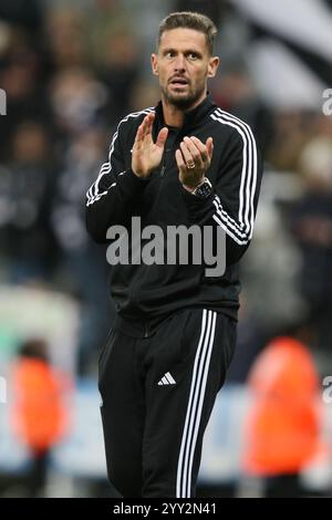 Newcastle Assistant Manager Jason Tindall during the Leeds United FC v ...