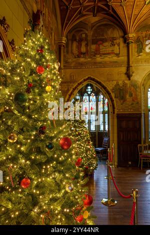 The interior of Cardiff Castle at Christmas Stock Photo - Alamy