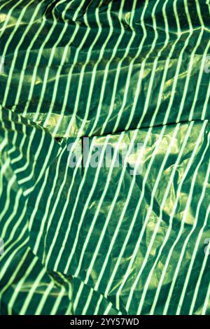 Sweet Wrapper Fine Stripes Lines on Plastic Paper Crumpled Warped ...