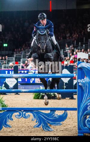 Max Kühner of Austria with EIC Anton Sbk Z during the Longines FEI ...