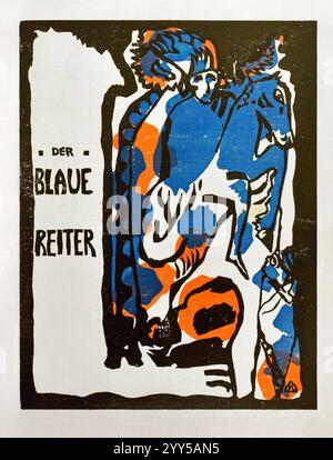 Wassily Kandinsky, Blue Rider Cover Design, 1912 Stock Photo - Alamy