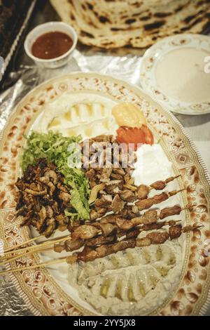 Camel shawarma, camel restaurant Ittin Park, Salalah, Dhofar, Oman ...