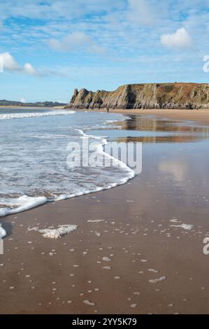 Low tide at the Great Tor Stock Photo - Alamy