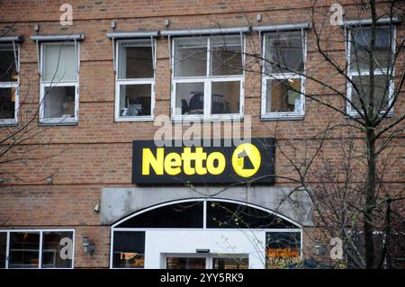 Copenhagen/ Denmark/19 december 2024/ Netto grocery chain store in ...